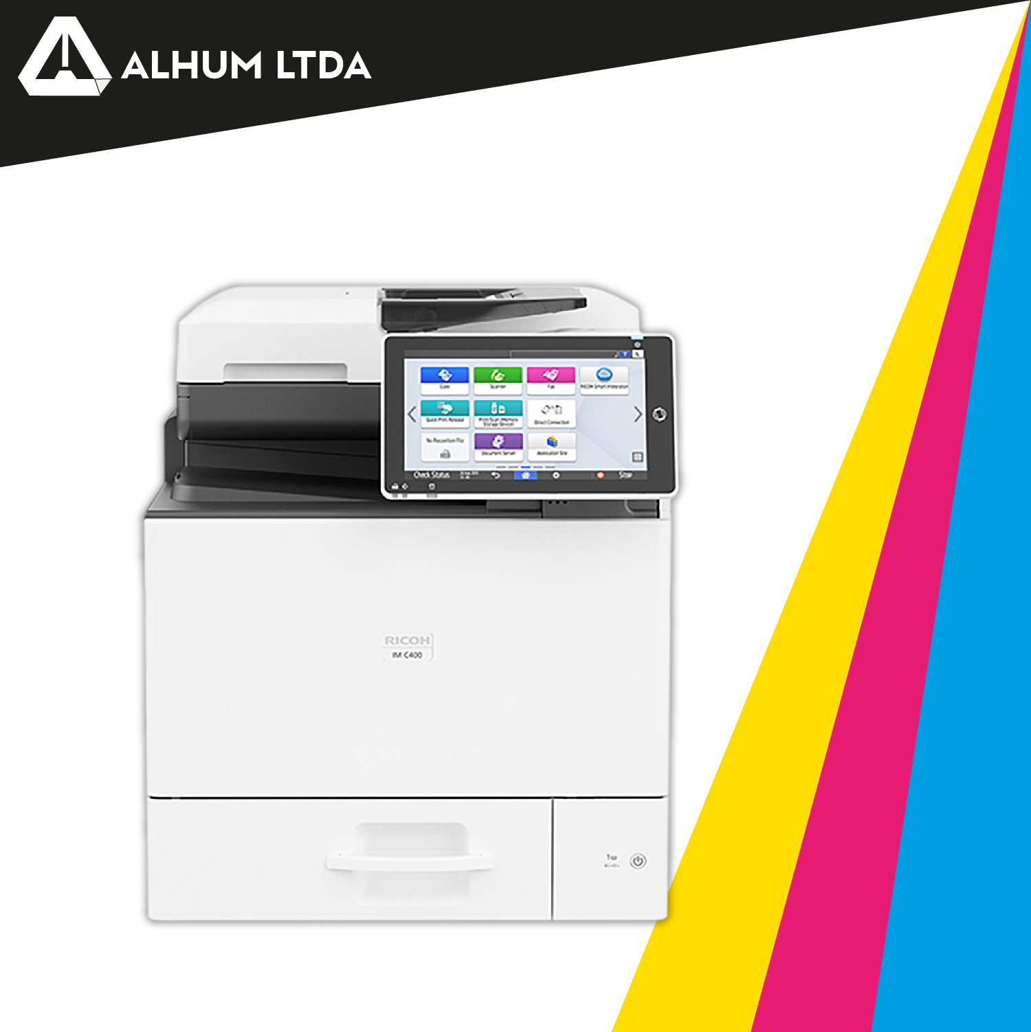 Impresora Ricoh Im C400 Multifuncional Color + Toners Originales - Alhum