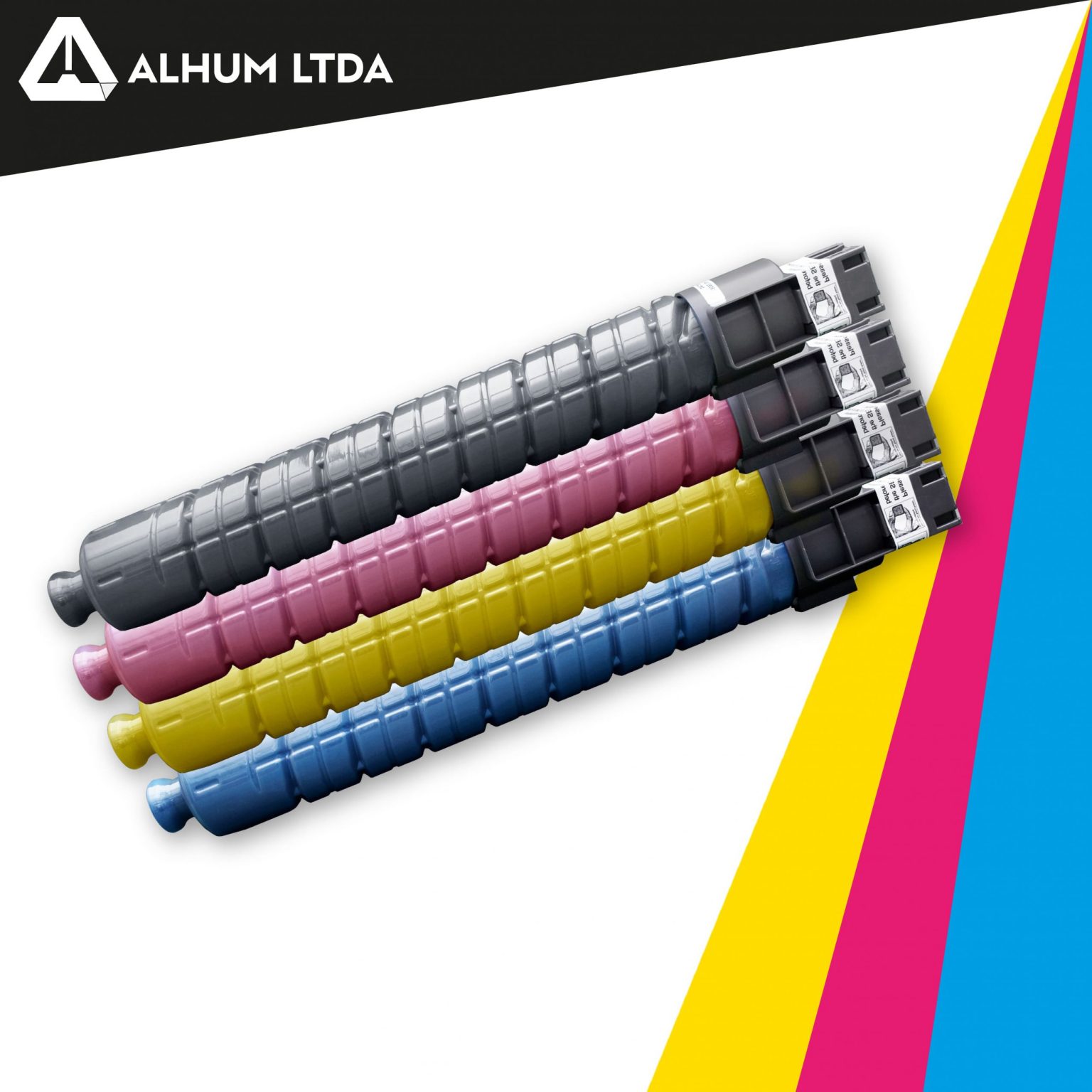 Toner Ricoh AFICIO MP C4000 4501 5000 5501 Cartucho Colores CMY Hyb - Alhum