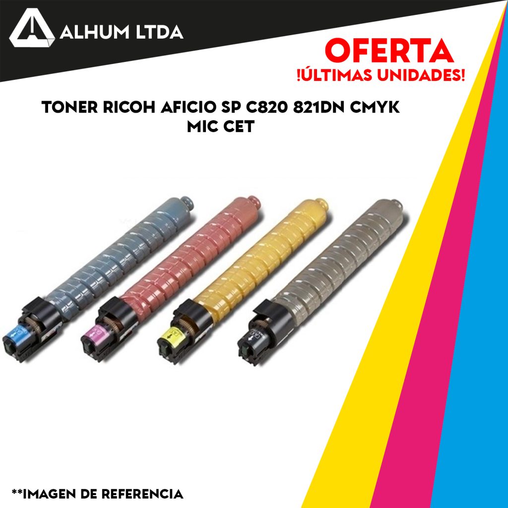 Toner Ricoh AFICIO SP C820DN Mic Cet - Alhum