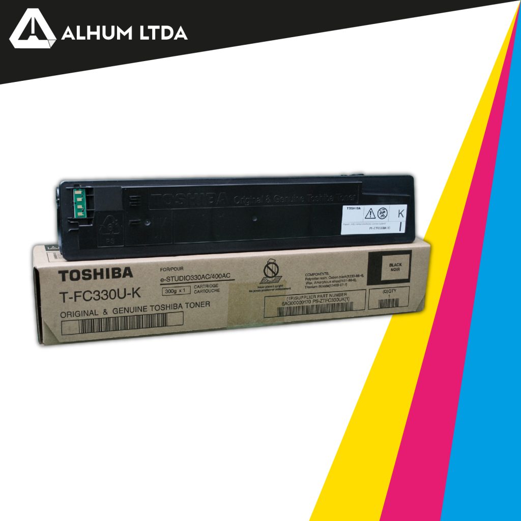 Toner Toshiba E-studio 330AC 400AC Cartucho Negro TFC330 Original - Alhum